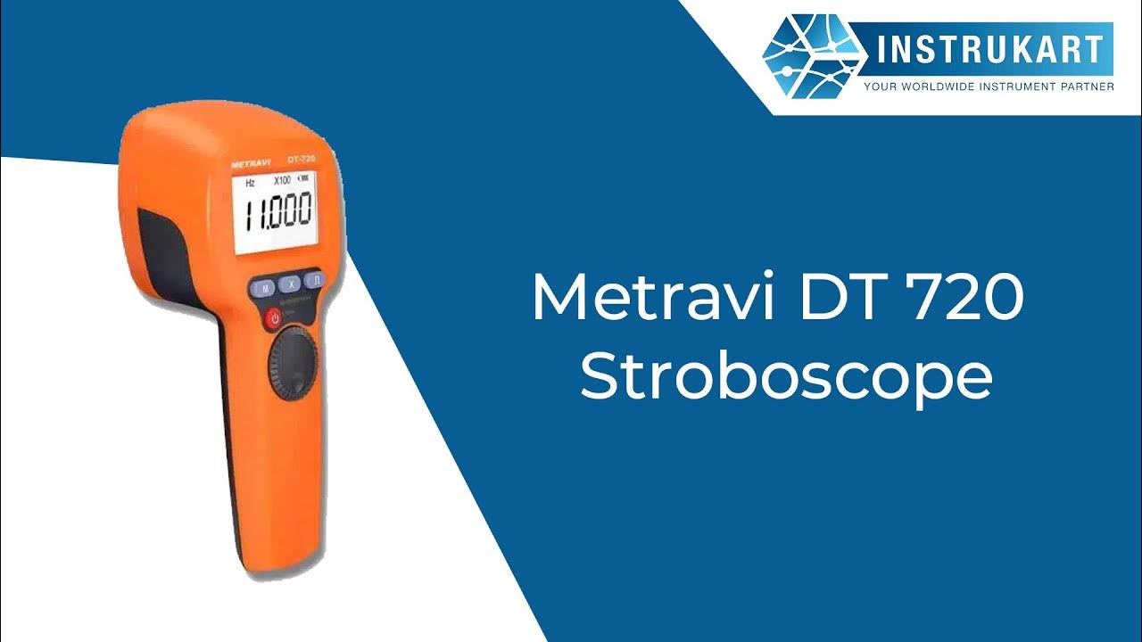 Metravi DT 720 Stroboscope | Instrukart - YouTube