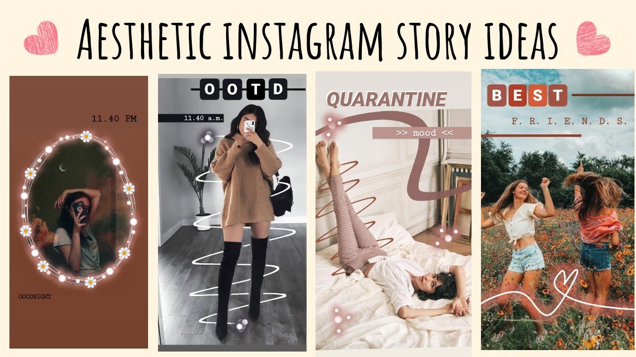 AESTHETIC INSTA STORY IDEAS + TUTORIAL PART 2 ( USING INSTAGRAM APP ...