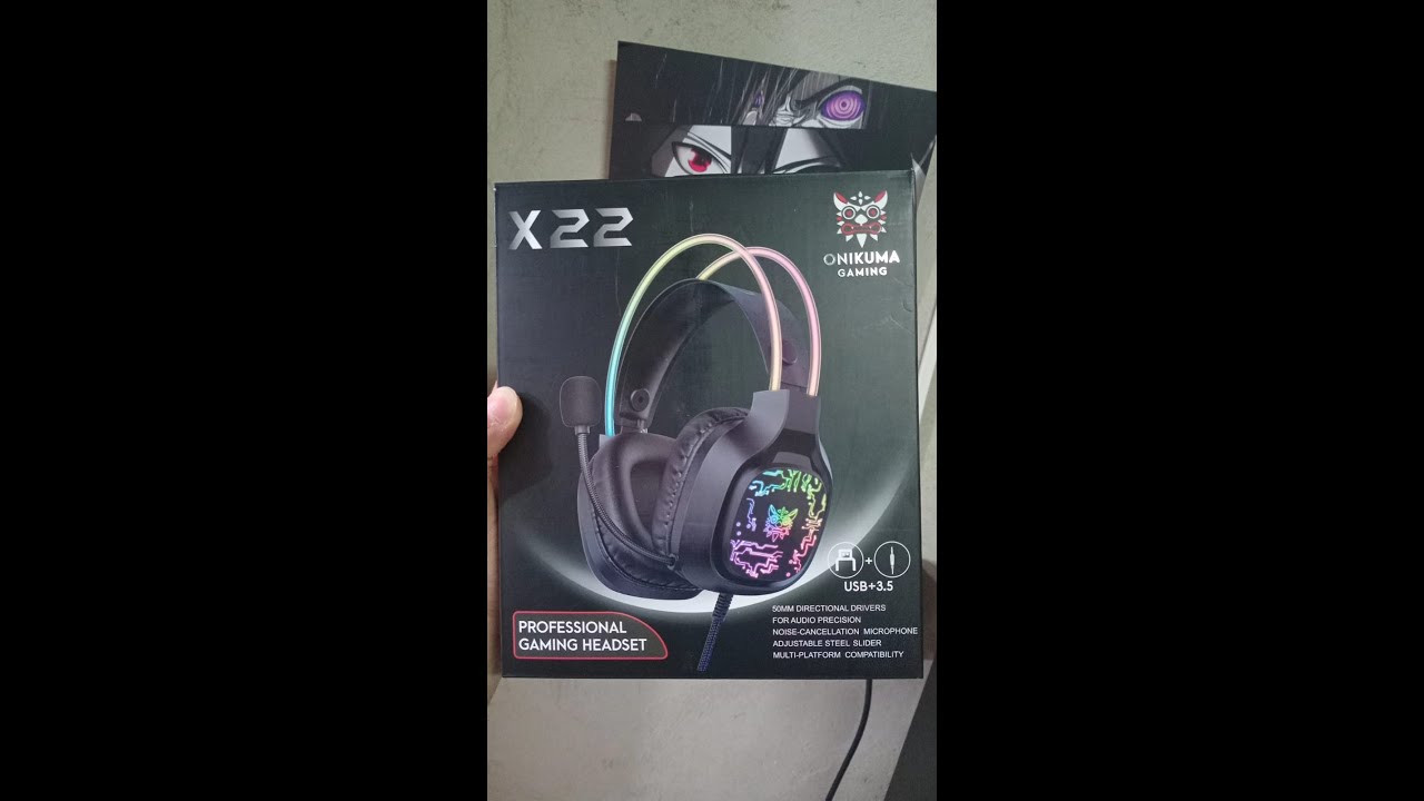 Unboxing de mis nuevos headsets gaming professional onikuma x22 ...