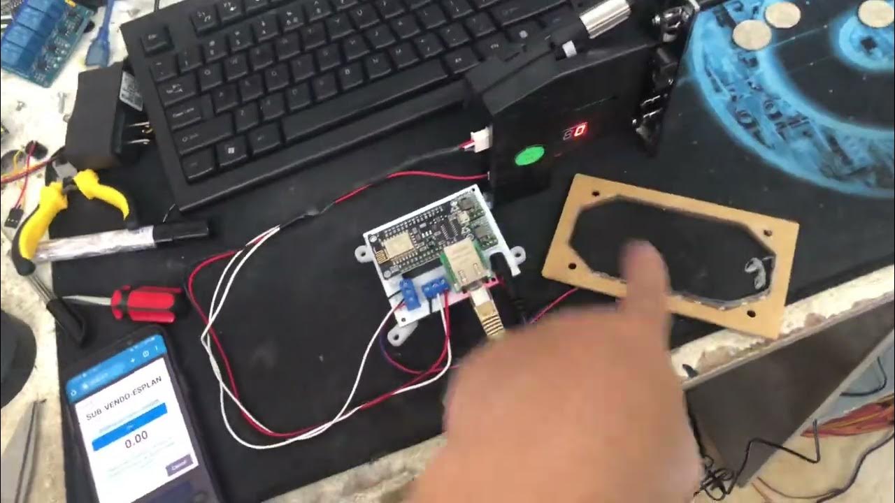 Pisofi wired sub vendo using nodemcu with protection ckt and dual power ...