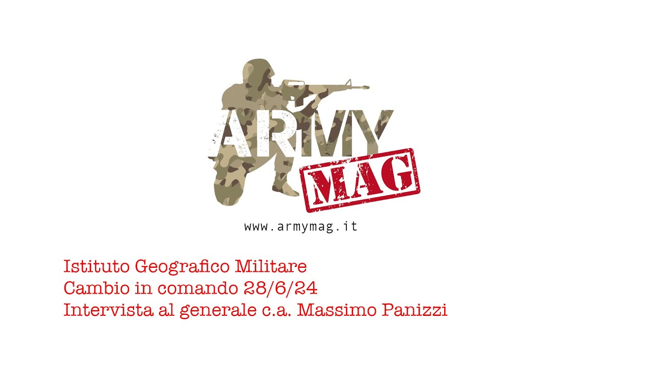 Istituto Geografico Militare, intervista al generale c.a. Massimo ...