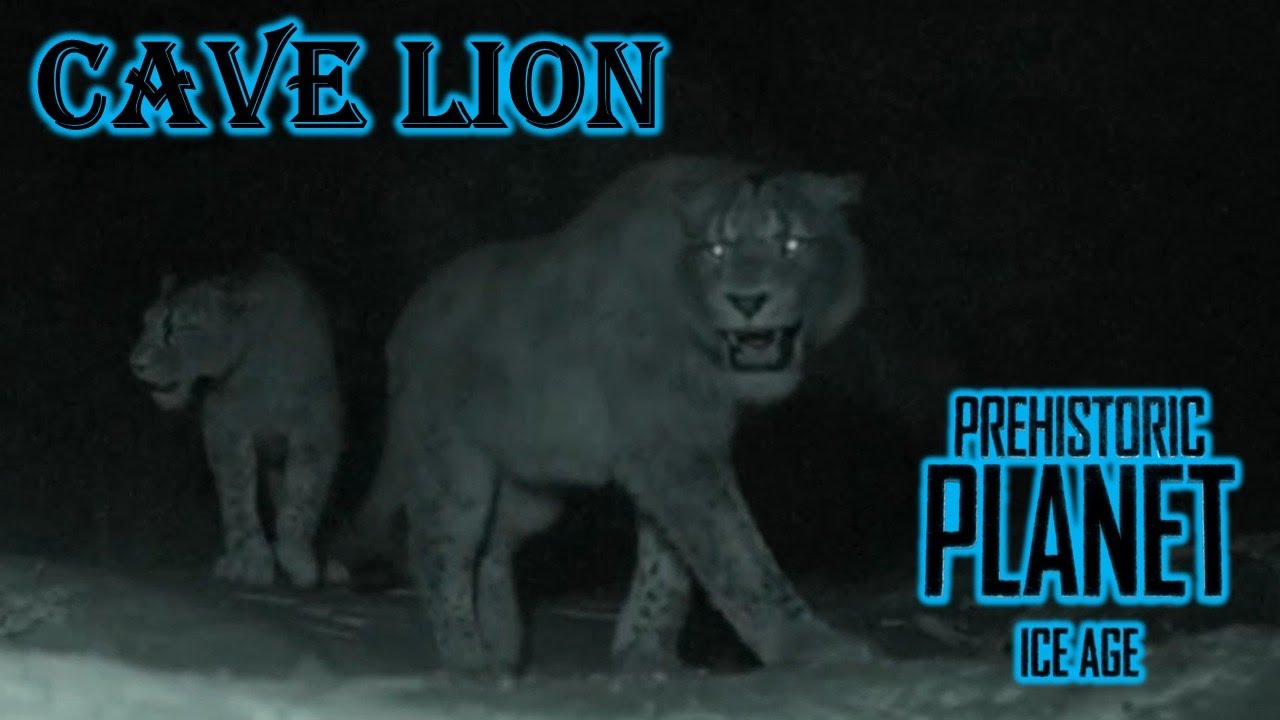 prehistoric Planet Ice Cave lion screen time - YouTube