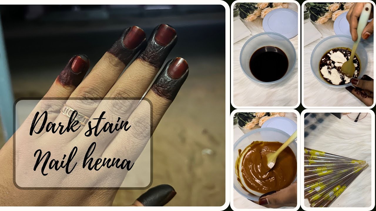 How To Make Dark Stain Nail Henna Nail Henna Making Video Nail how-to-make-dark-stain-nail-henna-nail-henna-making-video-nail