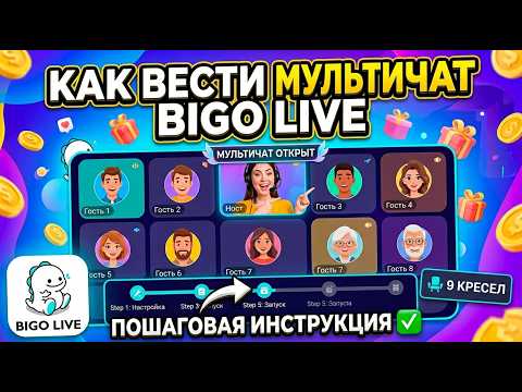 BIGO LIVE: Как создать и вести мультичат