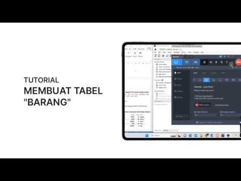TUTORIAL MEMBUAT TABEL "BARANG" MENGGUNAKAN APLIKASI MYSQL WORKBENCH - YouTube