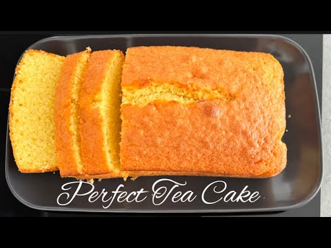 Perfect Tea Time Cake Recipe|| How to make Soft and Spongy Butter Cake ...