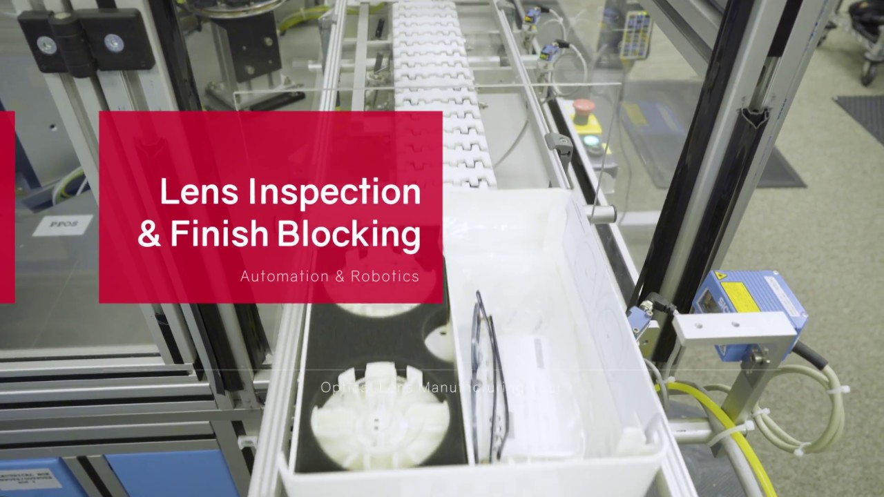 Lens Inspection & Finish Blocking at Cherry Optical, Inc - YouTube