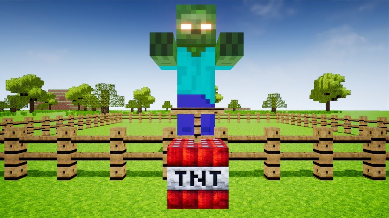 Realistic Minecraft Animation - Mega Mob Explosions! (Ep. 3) - YouTube