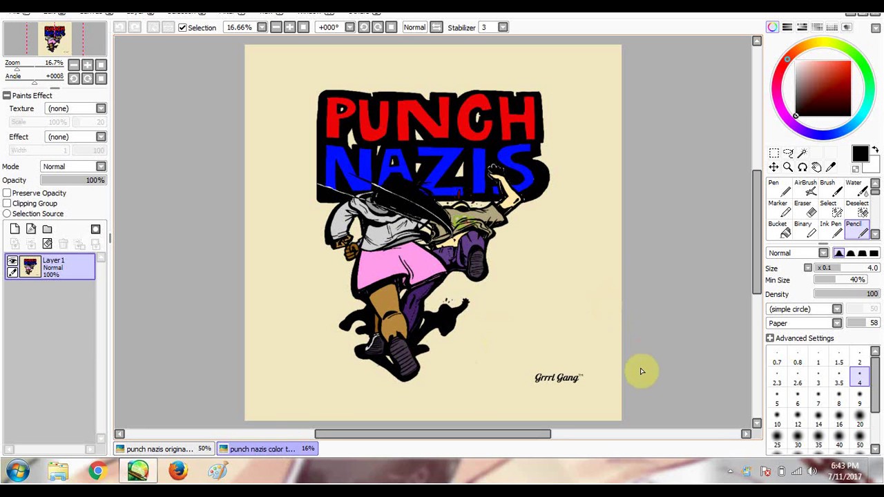 How To Turn Traditional Line Art into Digital Line Art - YouTube