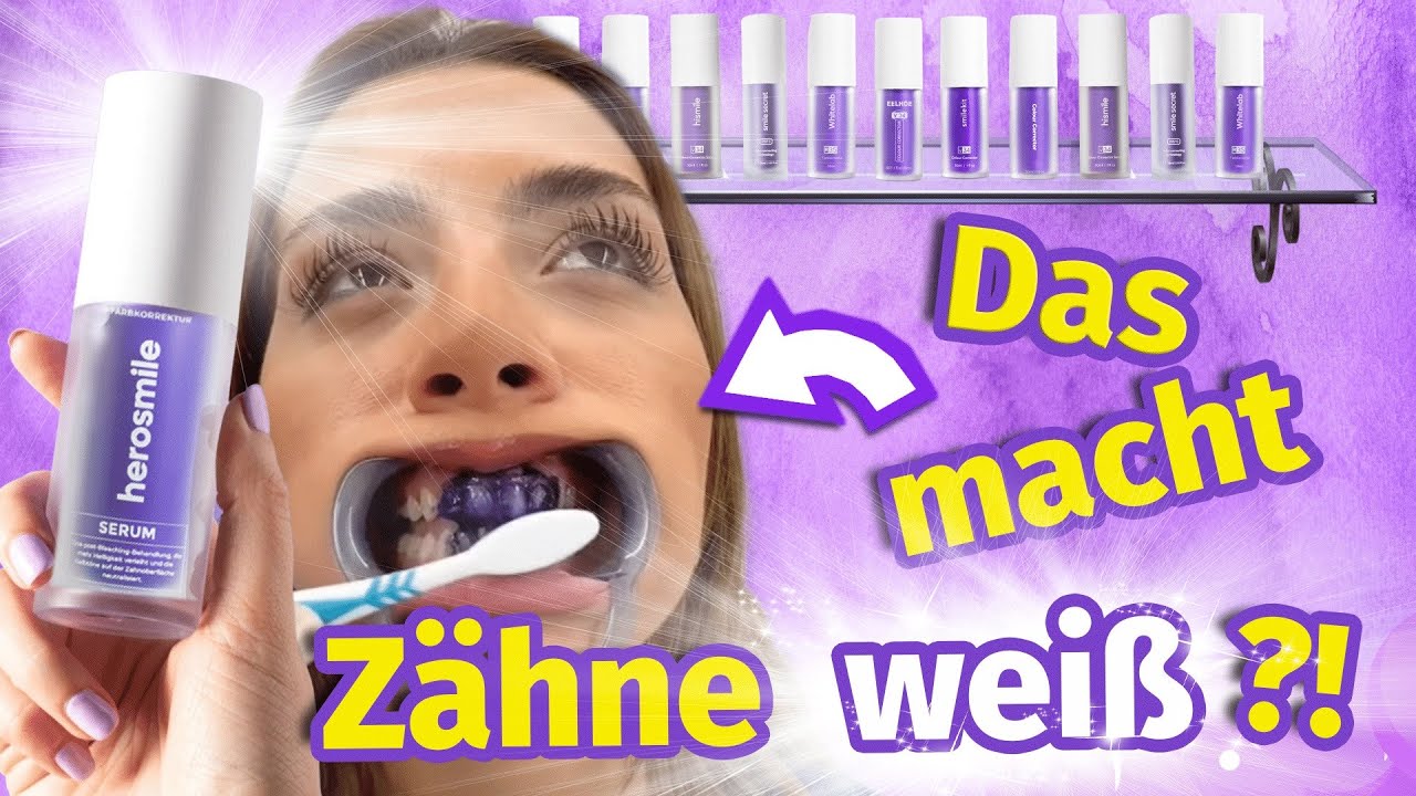Lila Zahnpasta für das perfekte Lächeln? 🦷 Wir checken, was sie ...