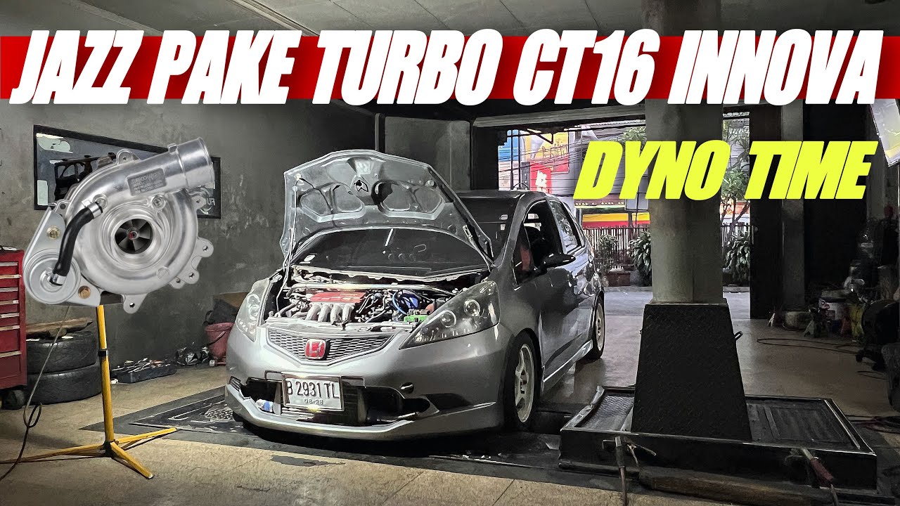 TUNING JAZZ GE8 PAKE TURBO INNOVA 2KD, KENCENG GA YA ? | PROJEK JAZZ ...