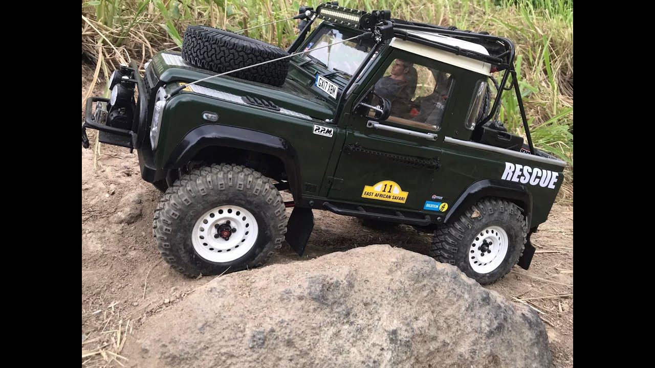 RC Crawler Defender D90 Forest Green - YouTube