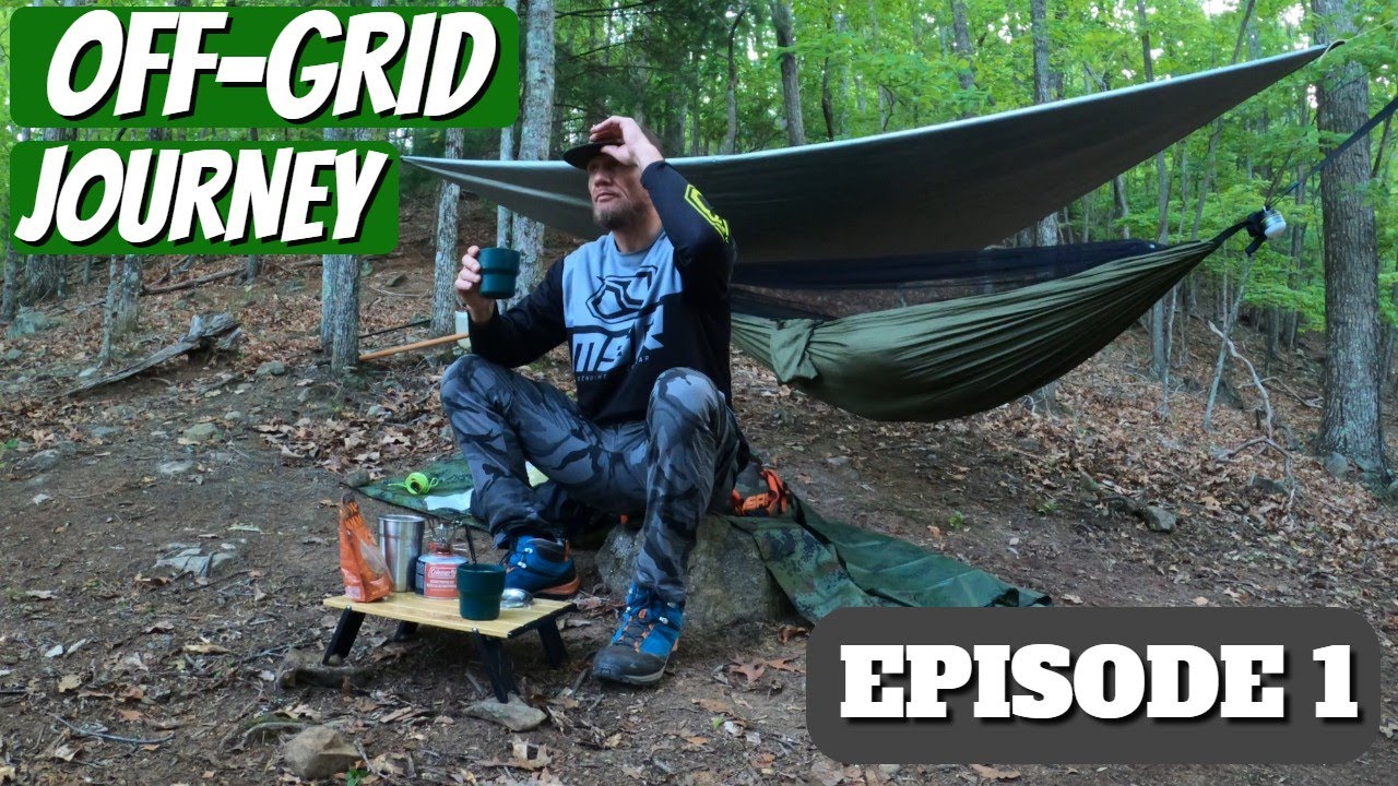 First night on my Off-Grid Land #offgrid #adventure - YouTube