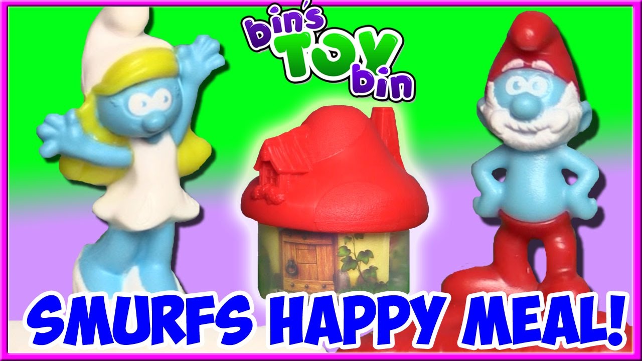 SMURFS: The Lost Village Movie (2017) FULL SET Happy Meal Review Time ...