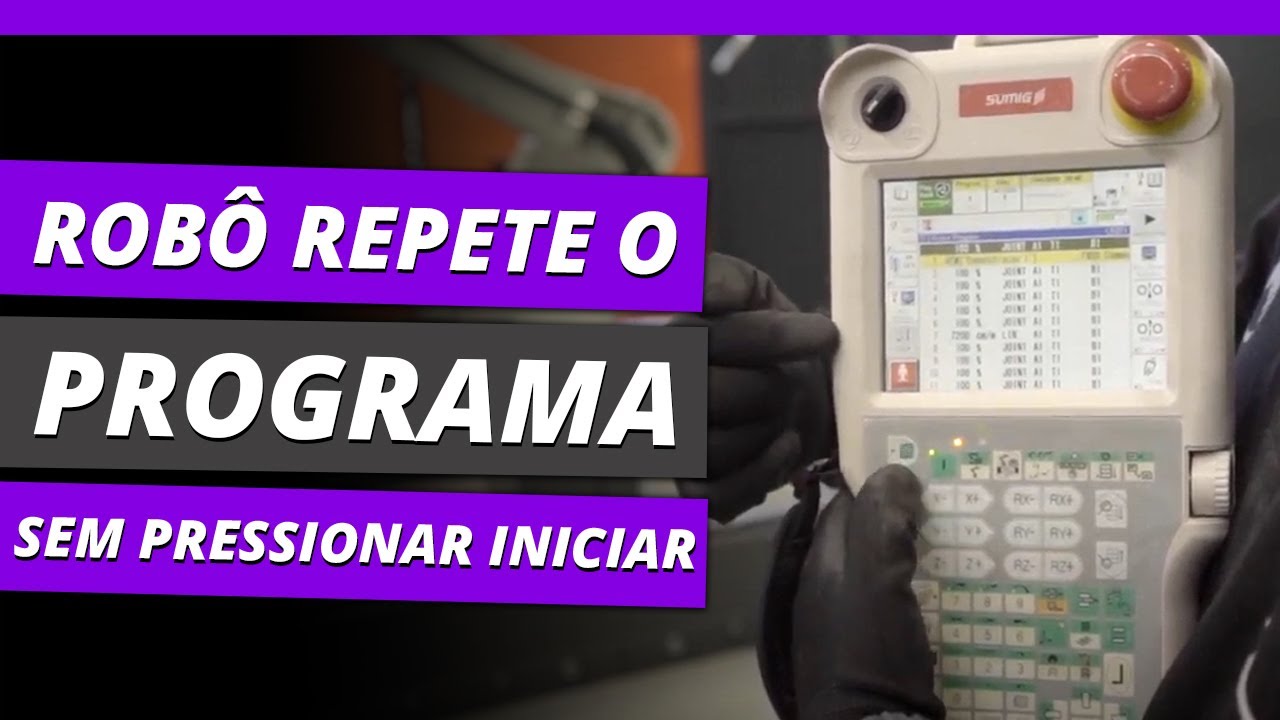 Robô repete o programa mesmo sem pressionar iniciar | SUMIG TEC - YouTube