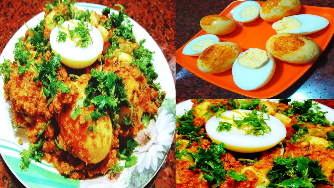 Egg Masala / Egg Sukha Masala / Baida Masala / Anda Masala / Anda ...
