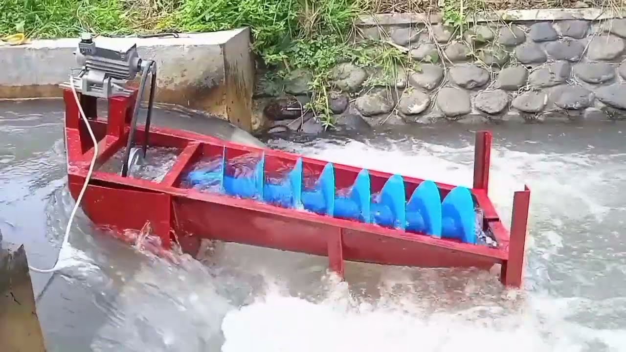 Turbin Ulir Archimedes Screw In Indonesia Part3|Finishing Turbine|ian ...