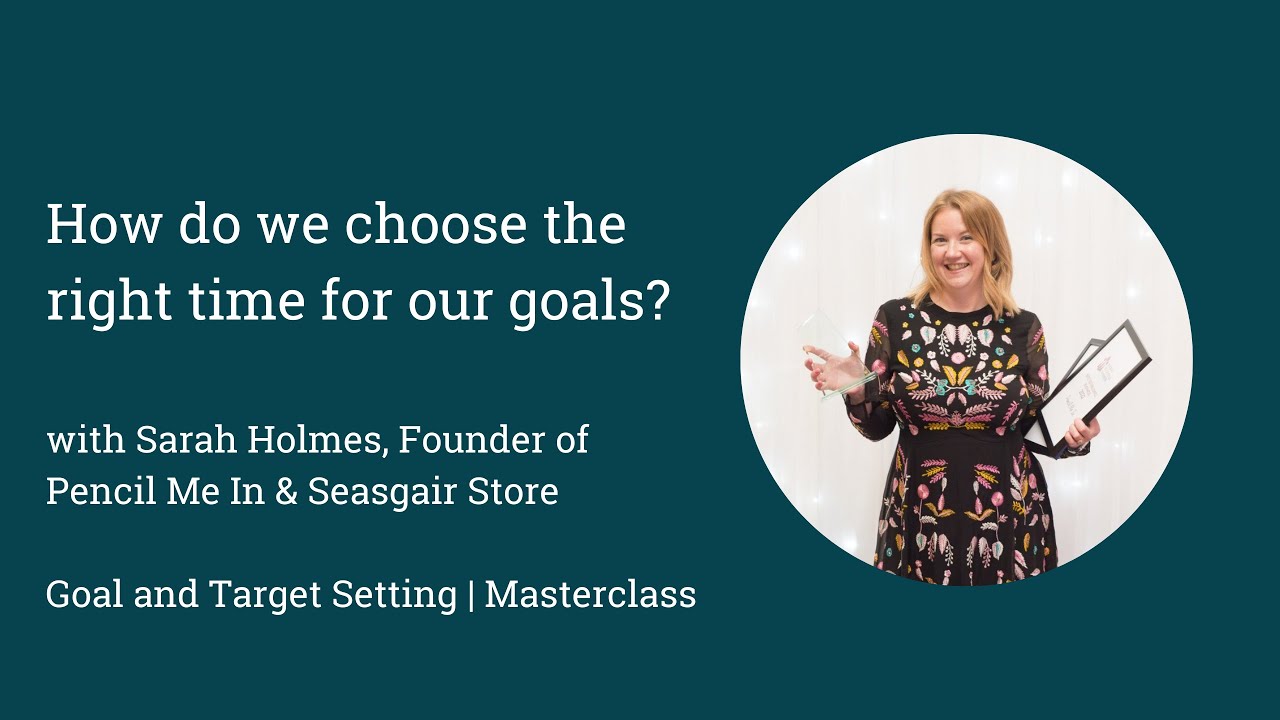 How do we choose the right time for our goals? - YouTube