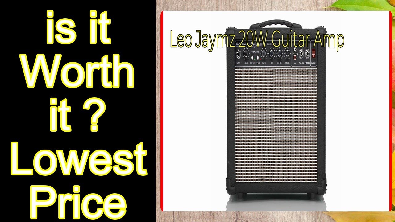 Leo Jaymz 20W Guitar Amp Features - Important Information - YouTube
