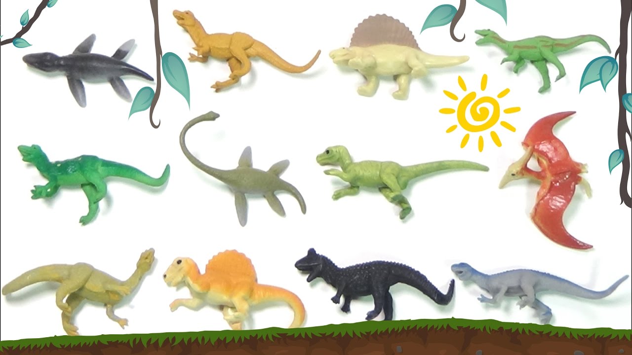 Dino Dinosaur T-Rex Names for kids with Toys Orbeez Baby Doll Bath Time ...