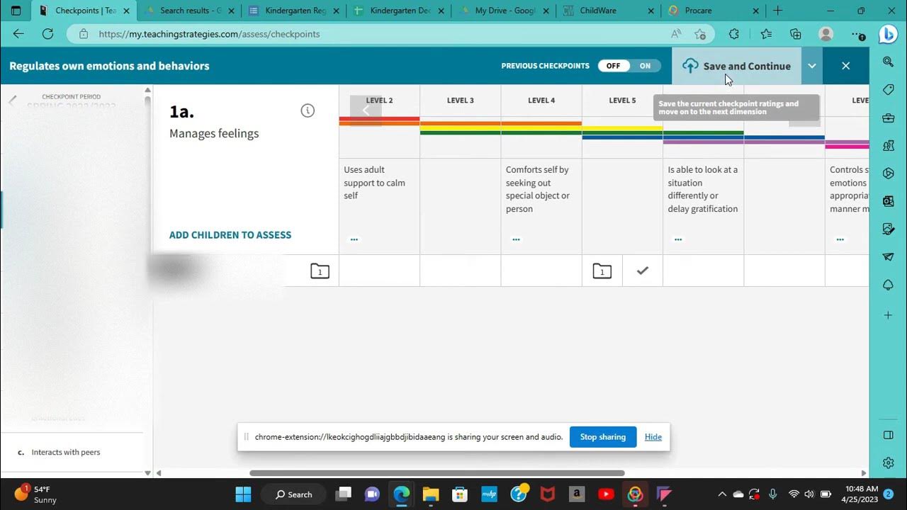 Teaching Strategies Gold assessments - YouTube