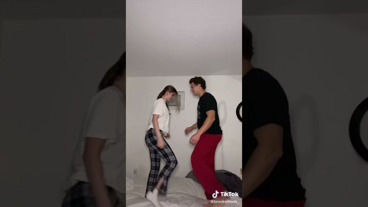 brooke monk and sam dezz attempt couples yoga - YouTube