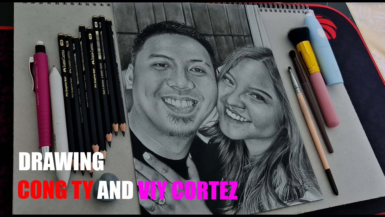 Drawing | CONG TV and VIY CORTEZ | Yan Bisa Art | Philippines Vloggers ...