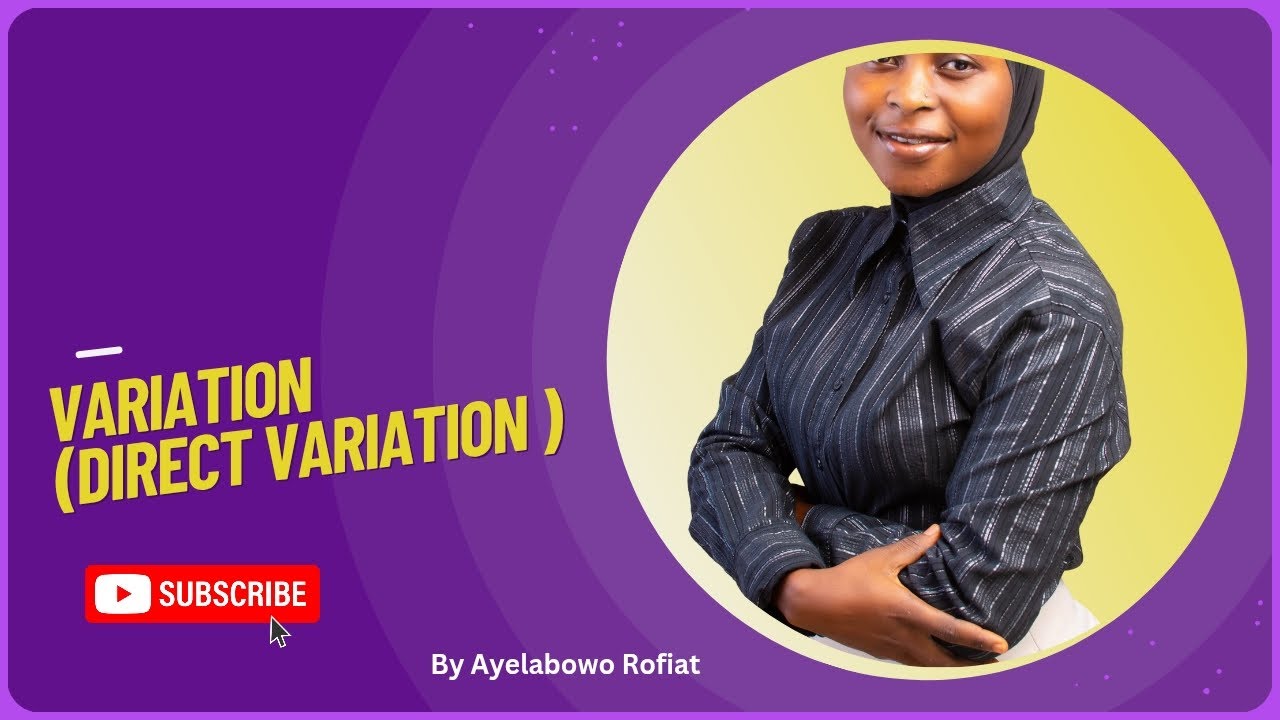 Variation (Direct Variation) - YouTube