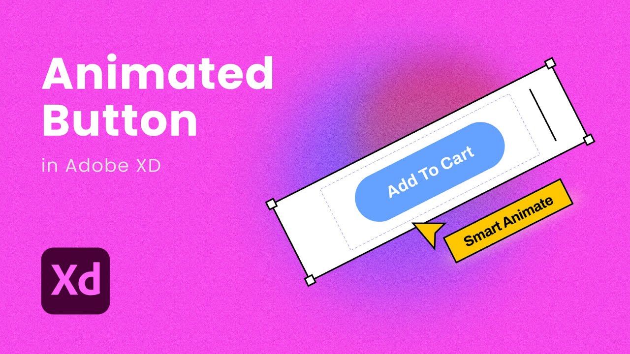Create Animate Button Adobe XD with Auto Animate 2 Minutes - Adobe XD ...