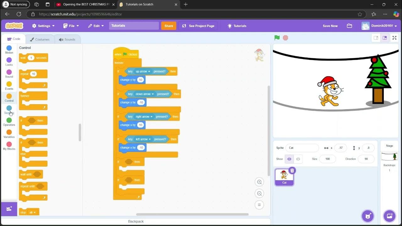 How to make a Movement and Jumping Script in Scratch (Easy) - YouTube