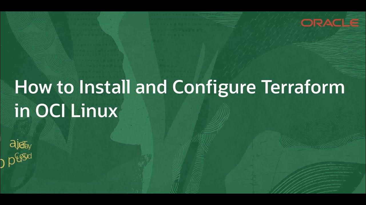 How to Install and Configure Terraform in OCI Linux - YouTube
