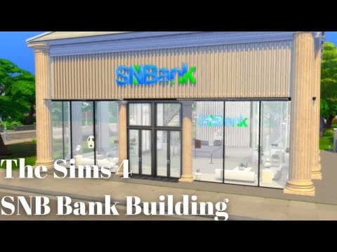 The Sims 4 - Growing Together ⎪SNB Bank Building 💰⎪NunuSims 4 - YouTube