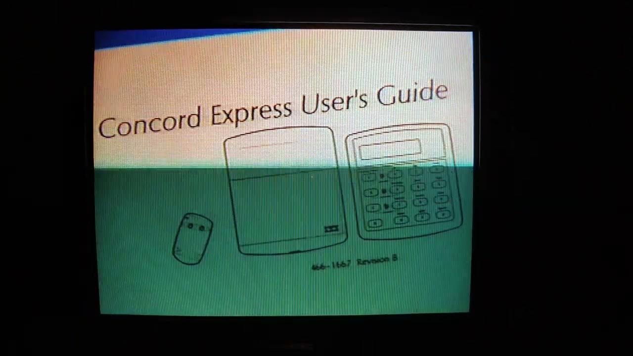 Interligix, Concord Express Owner's Video Guide vhs / lost media - YouTube