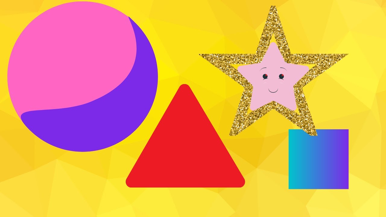 Shapes for kids | How to teach shapes for baby class nursery | Teach ...