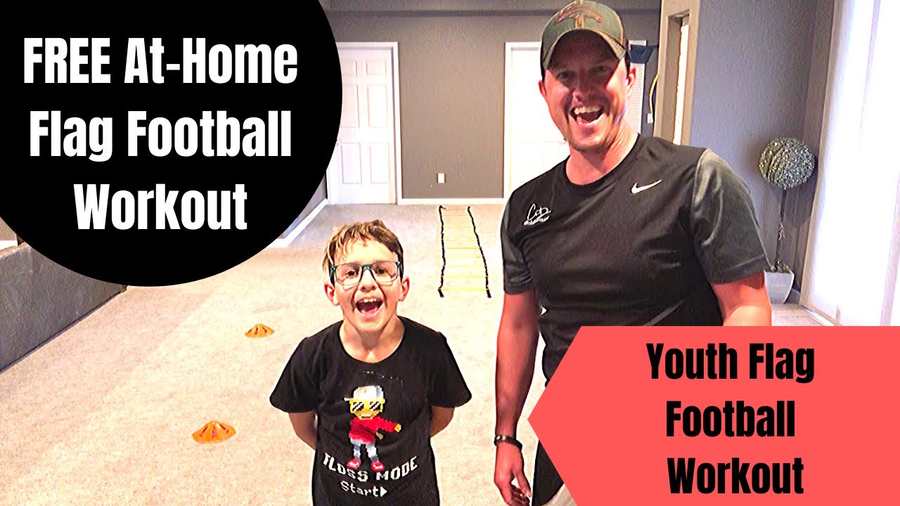 Youth Flag Football At-Home Workout | FREE Download | Conditioning ...
