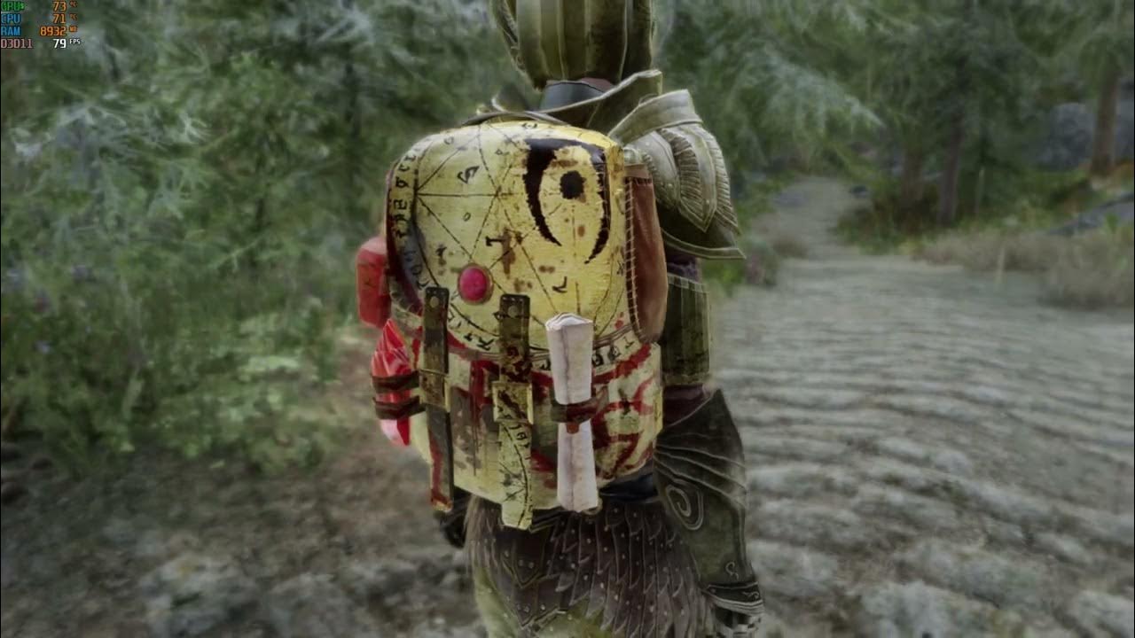 Skyrim Mod: Oblivion Backpack (PS4/XBOX1/PC) - YouTube