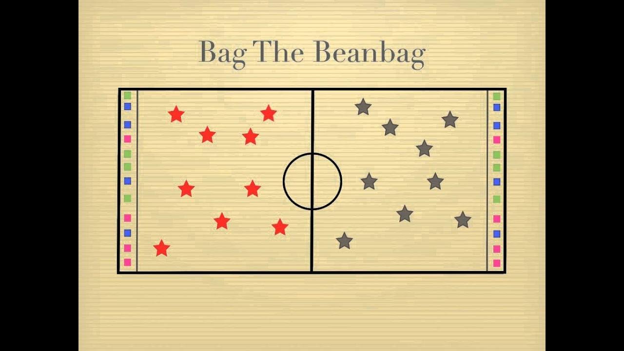 Physical Education Games - Bag The Beanbag - YouTube
