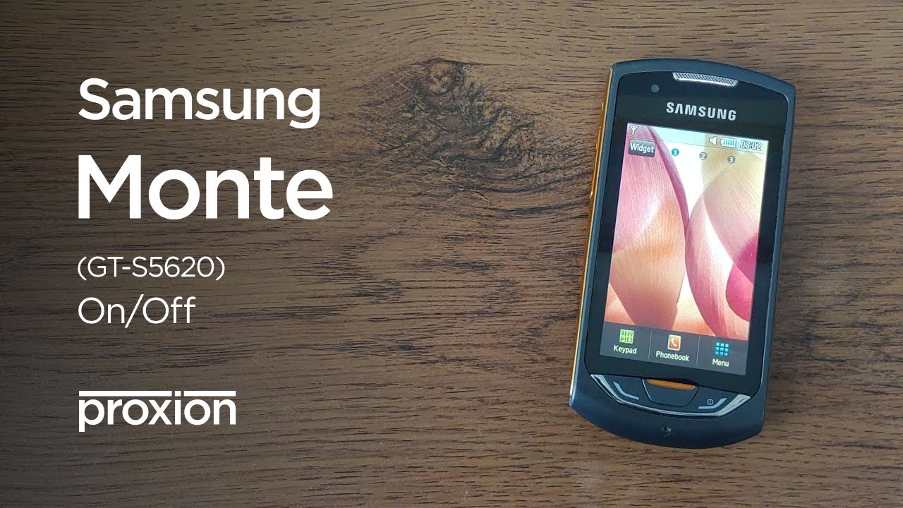 Samsung Monte (GT-S5620) - On/Off - YouTube