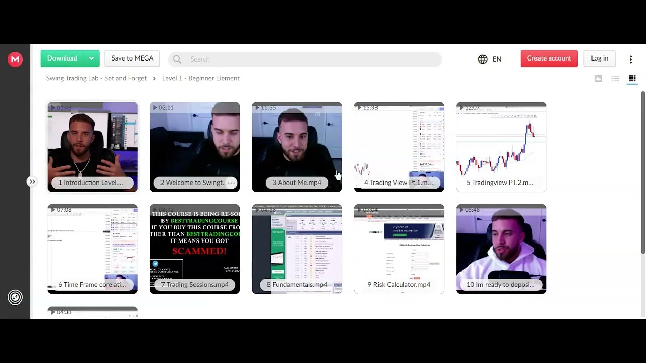 swing trading lab set and forget full course - YouTube