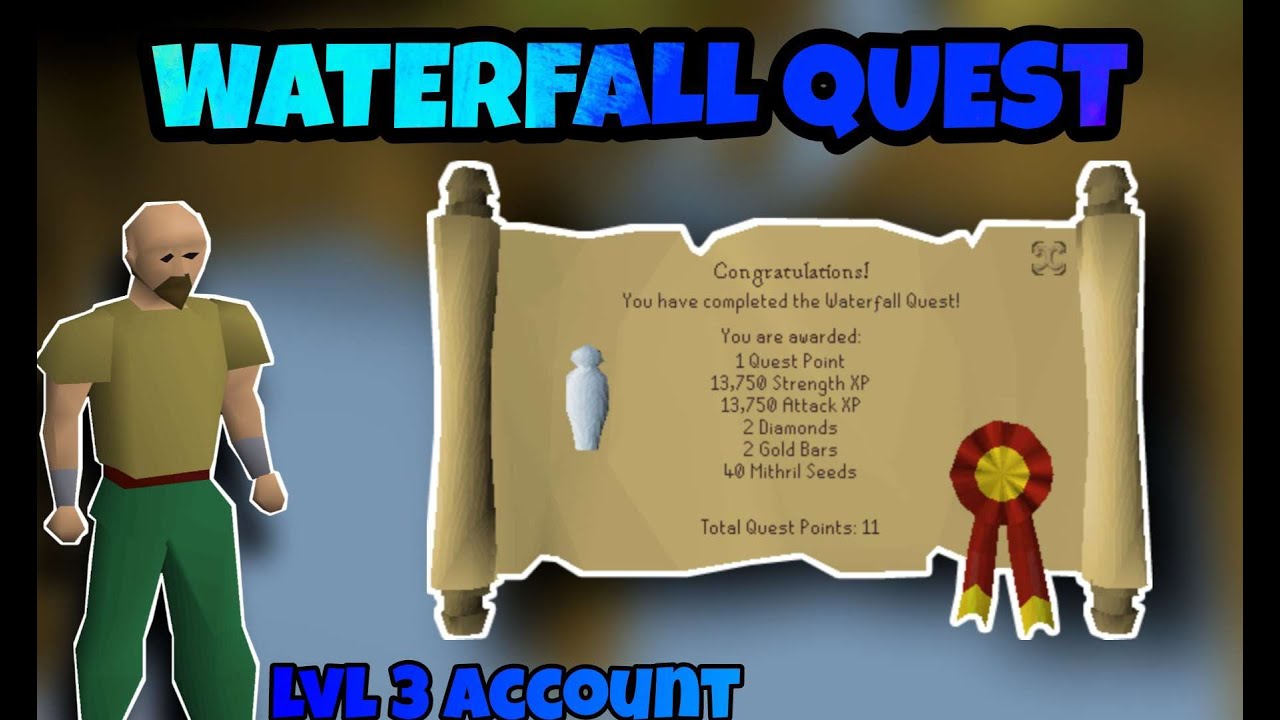 Waterfall Quest con cuenta Lvl 3 - OSRS ESPAÑOL - YouTube