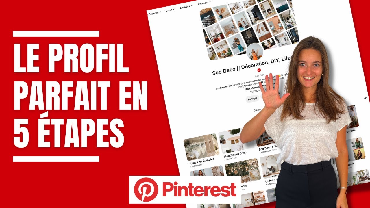 5 actions à réaliser dès la création de votre profil Pinterest - YouTube