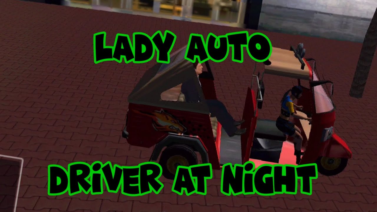 Hot Lady Auto Driver at night #viral #gameplay #games #gaming | 9911RK ...