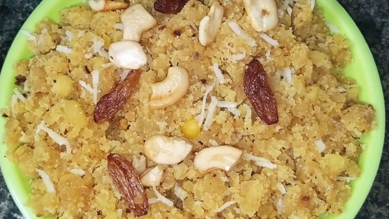 manal podi/desa podi | kadala paru sweet puttu recipe | healthy sweet 🥰 ...