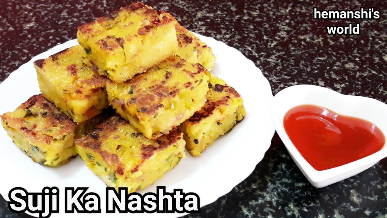 सूजी का आसान नाश्ता | Breakfast Recipes - suji nashta - hemanshi's ...