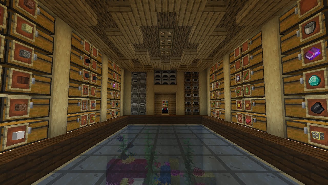 Bean SMP: Building the chest room - YouTube