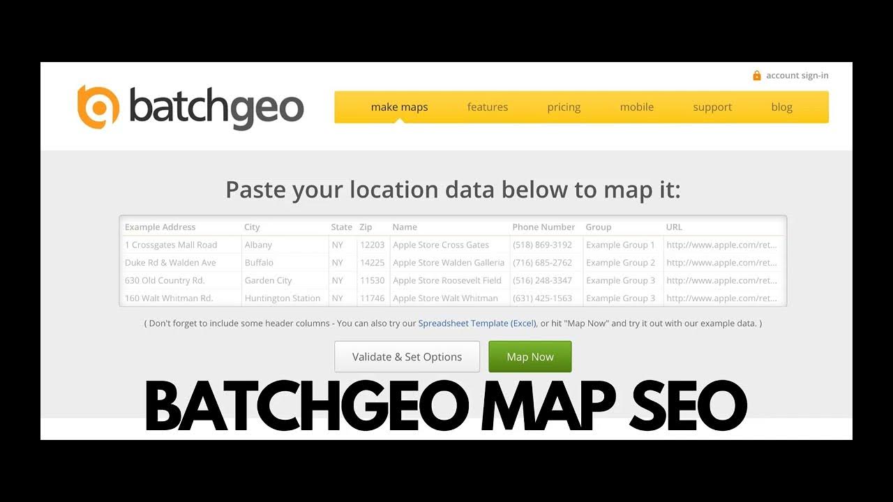 BatchGeo Maps For Local SEO - YouTube