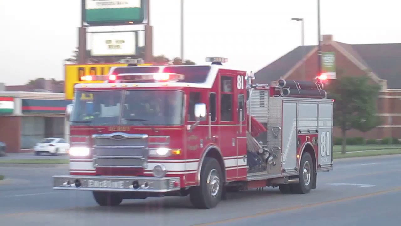 Derby Fire Rescue Engine 81 Responding - YouTube