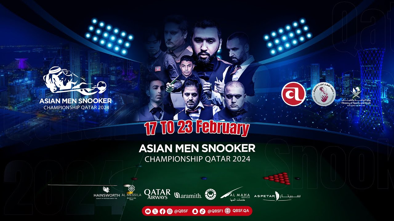 ACBS - ASIAN MEN SNOOKER CHAMPIONSHIP | QATAR 2024 - YouTube
