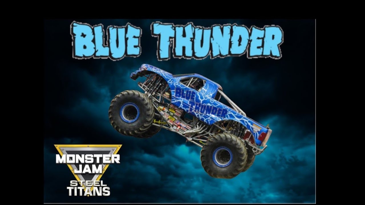 Monster Jam Episode 2: Blue Thunder with AC/DC Thunderstruck - YouTube