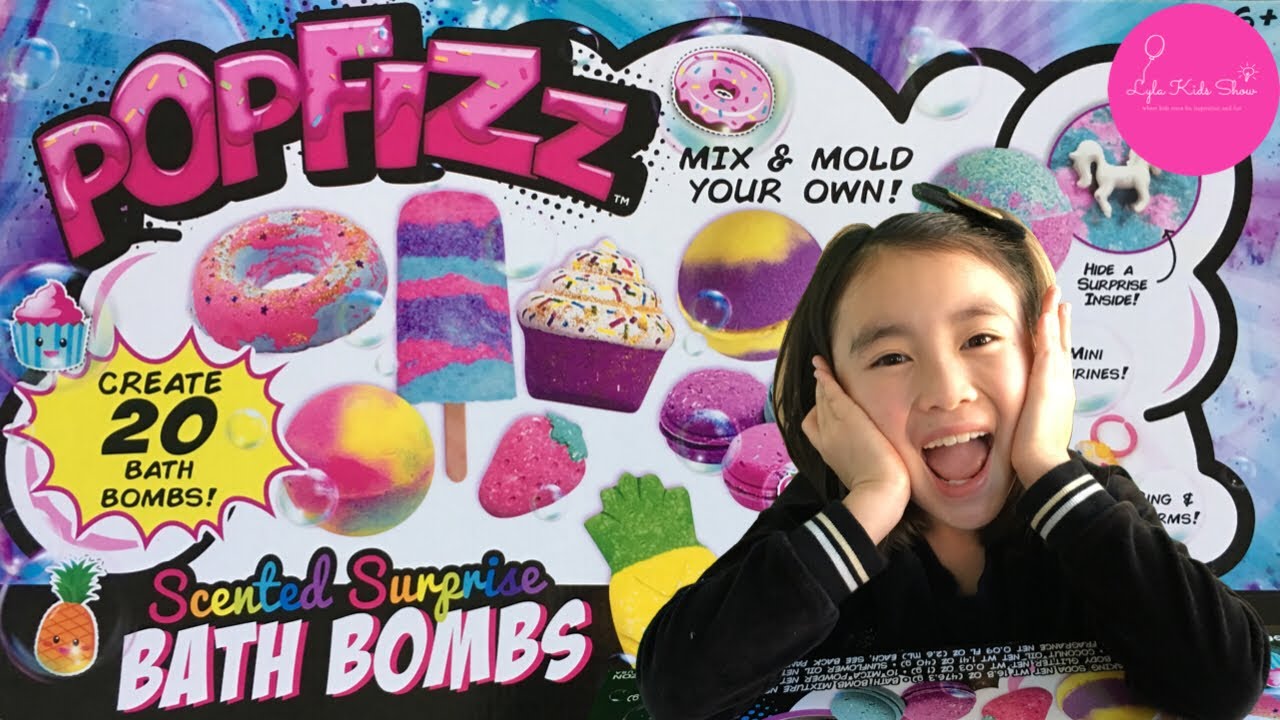 Unboxing/Review of DIY POPFIZZ Scented Surprise Bath Bombs Product ...